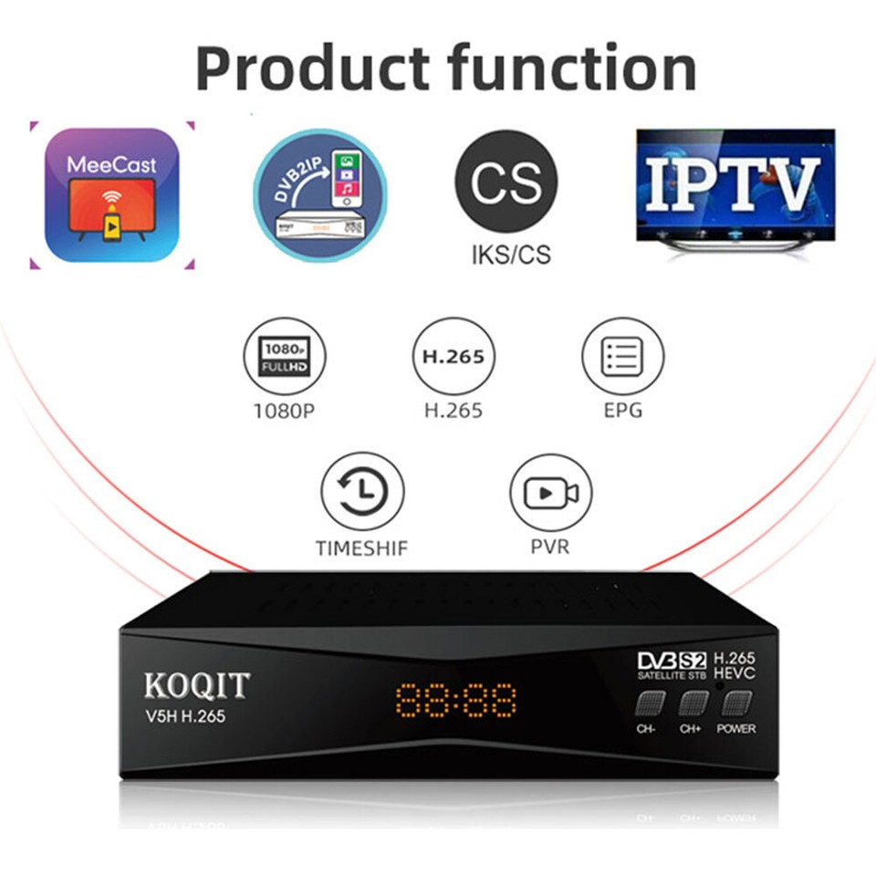 Free To Air DVB-S2 Satellite Receiver HD Decoder Dish Tv Box Wifi Finder Youtube | eBay