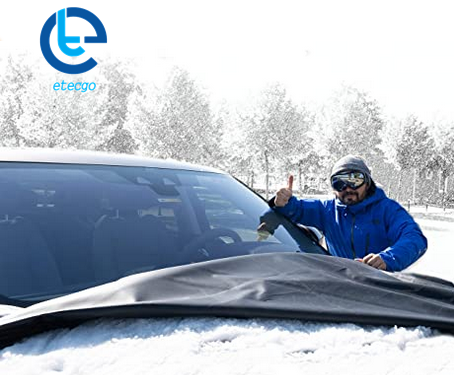 600D Polyester Windshield Snow Cover for Car, Van and SUV 79” x 45 ...