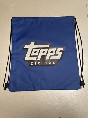 NYCC 2022 TOPPS Exclusive Drawstring Shoulder Backpack Bag - Blue | eBay