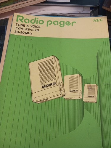 Vintage Radio Manual NEC Radio Pager 30-50 MHz | eBay