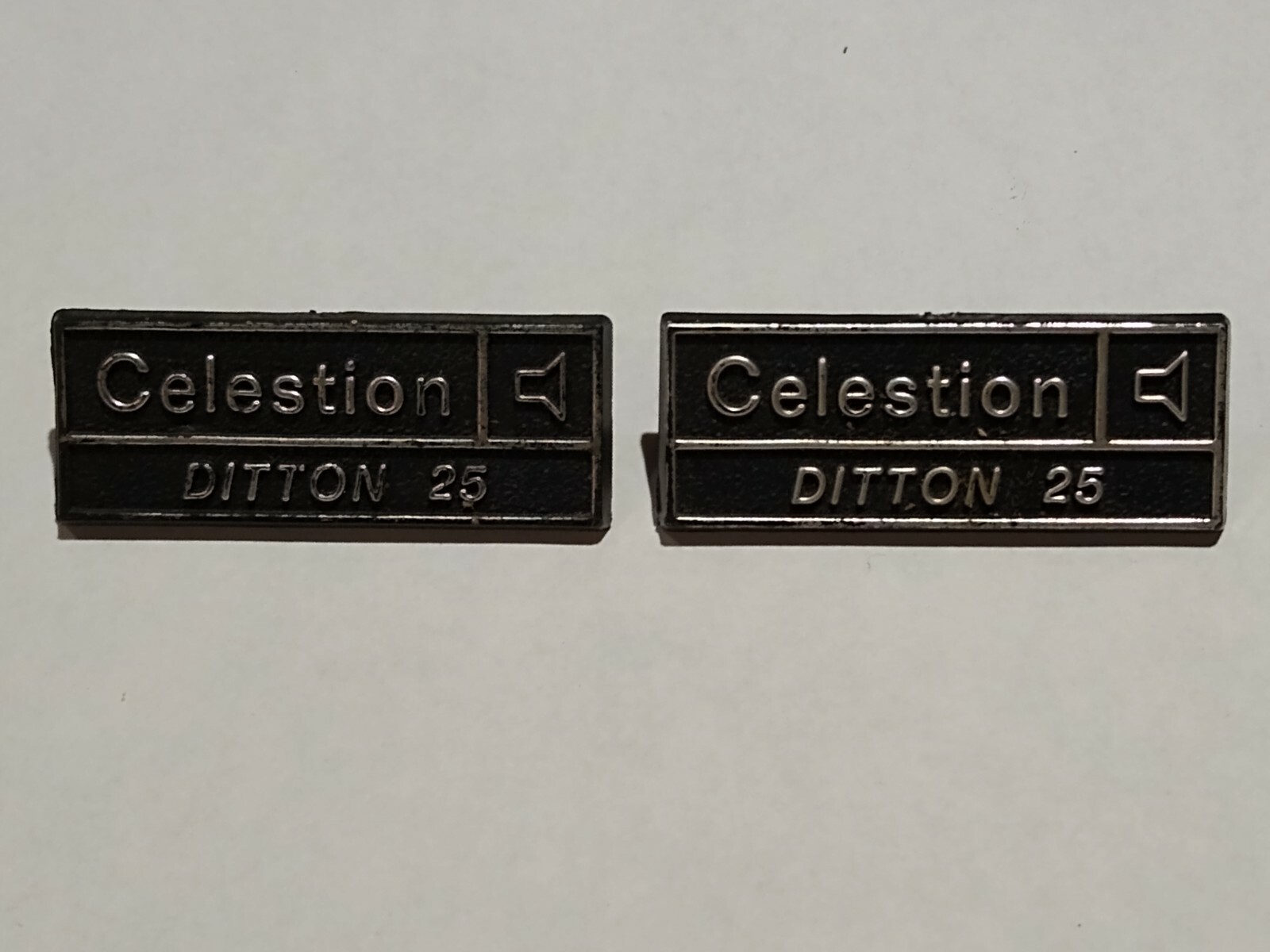 Two Original Celestion Ditton 25 Logo Badge | eBay