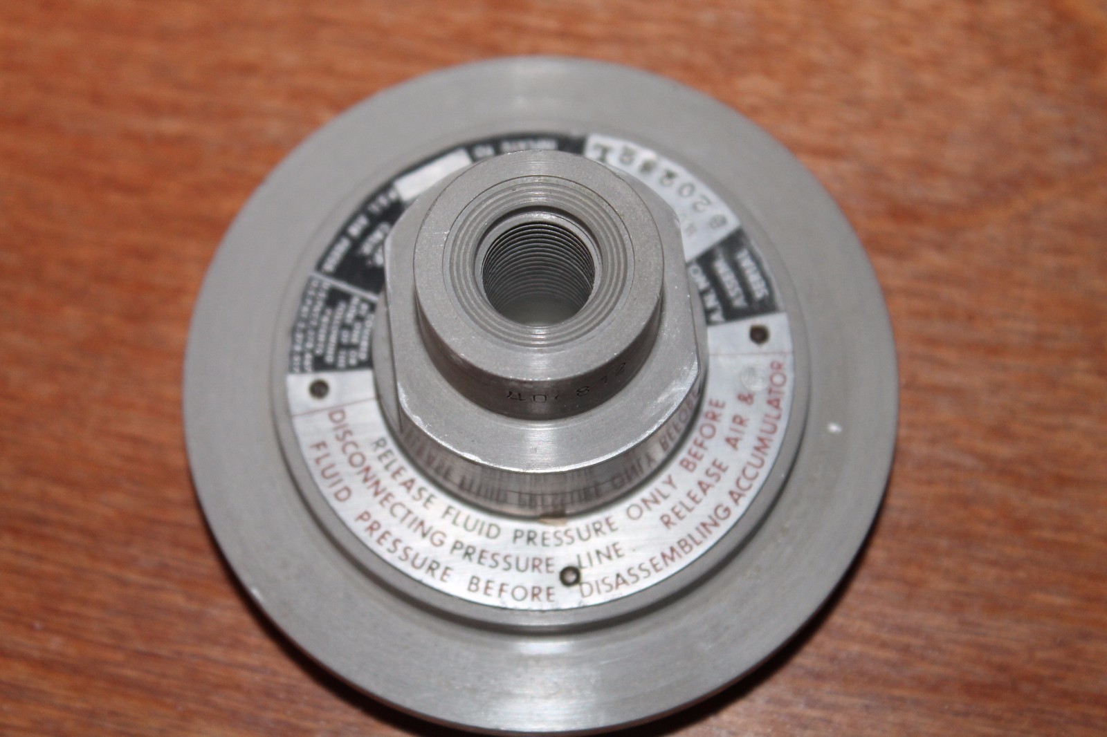 2 Bendix Aviation Accumulator Plugs p/n 406920 | eBay