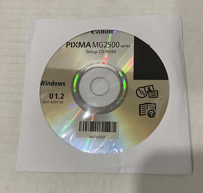 Setup Install CD ROM for CANON PIXMA MG2500 Series Printer MG2520 ...