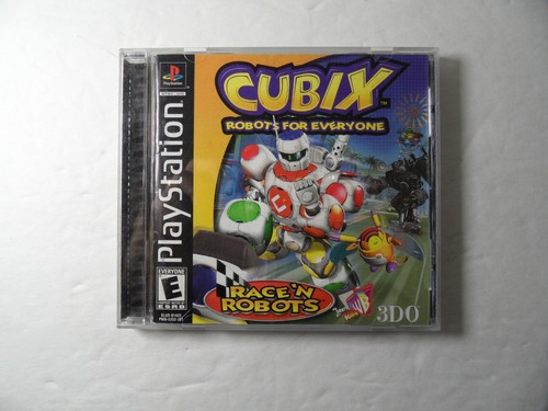 CUBIX ROBOTS FOR EVERYONE PLAYSTATION 1 PS1 TESTED WORKING GAME ...