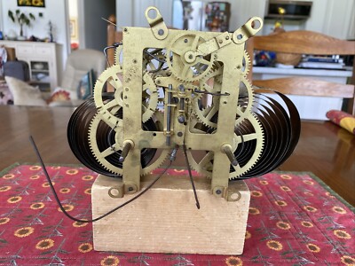 Antique E. Ingraham Co, Patent 1878 1879 Clock Movement Bristol CONN AS ...