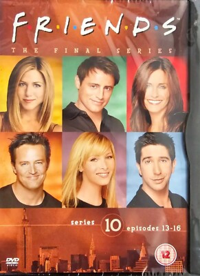 Friends Series 10 Dvd The Final New sealed Eps 13-16 Tv Snap Case | eBay