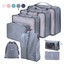 8PCS Travel Luggage Organiser Set Suitcase Storage Bags Clothing ...