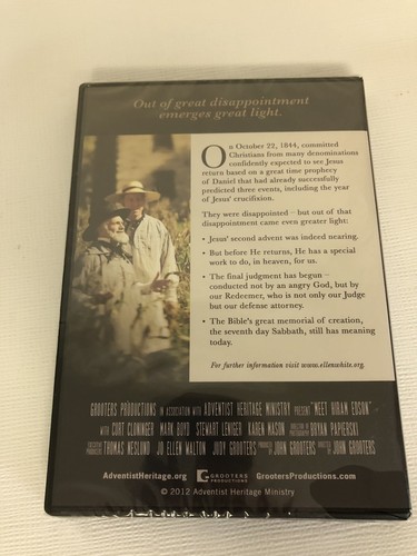 Seventh Day Adventist Pioneer Meet Hiram Edson ICVM Winner Heritage SDA ...