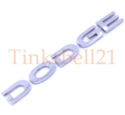 Dodge Nitro Caravan Dakota Chrome Nameplate Emblem Letters Mopar ...