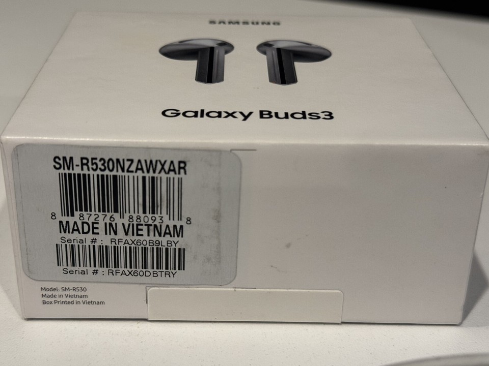 SAMSUNG SM-R530 Galaxy Buds 3 Bluetooth Earbuds Silver Grey SEALED NEW ...