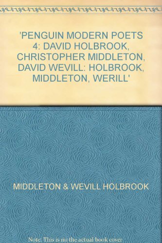 Penguin Modern Poets: Holbrook, Middleton, Werill Bk. 4 By MIDDL | eBay