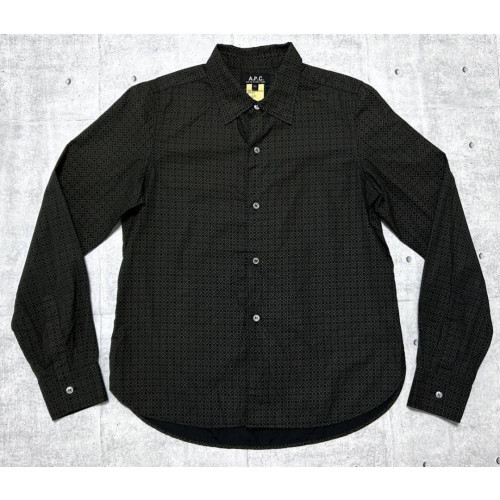 00s APC French made all-over print long sleeve shirt for women A.P.C ...