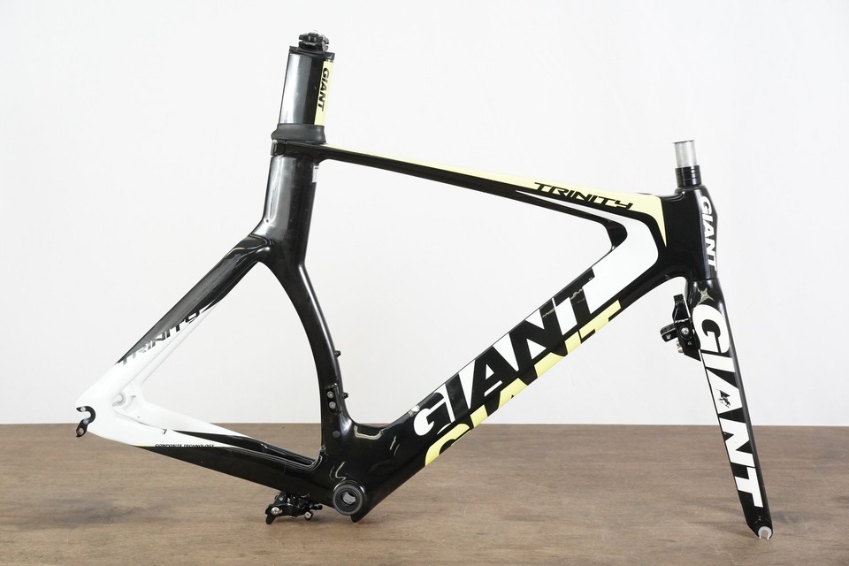 M (Medium) Giant Trinity Carbon Rim Brake TT Triathlon Frameset | eBay