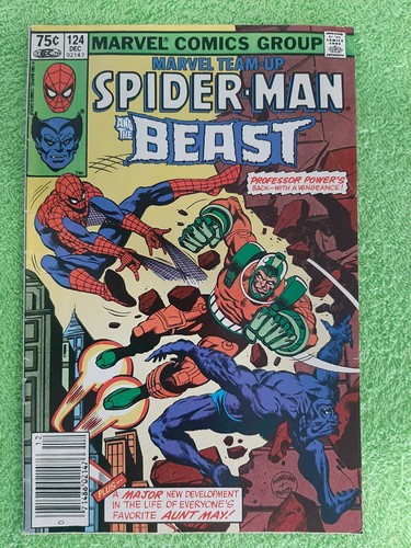 MARVEL TEAM-UP #124 FN Canadian Price Variant Newsstand Spider-man ...
