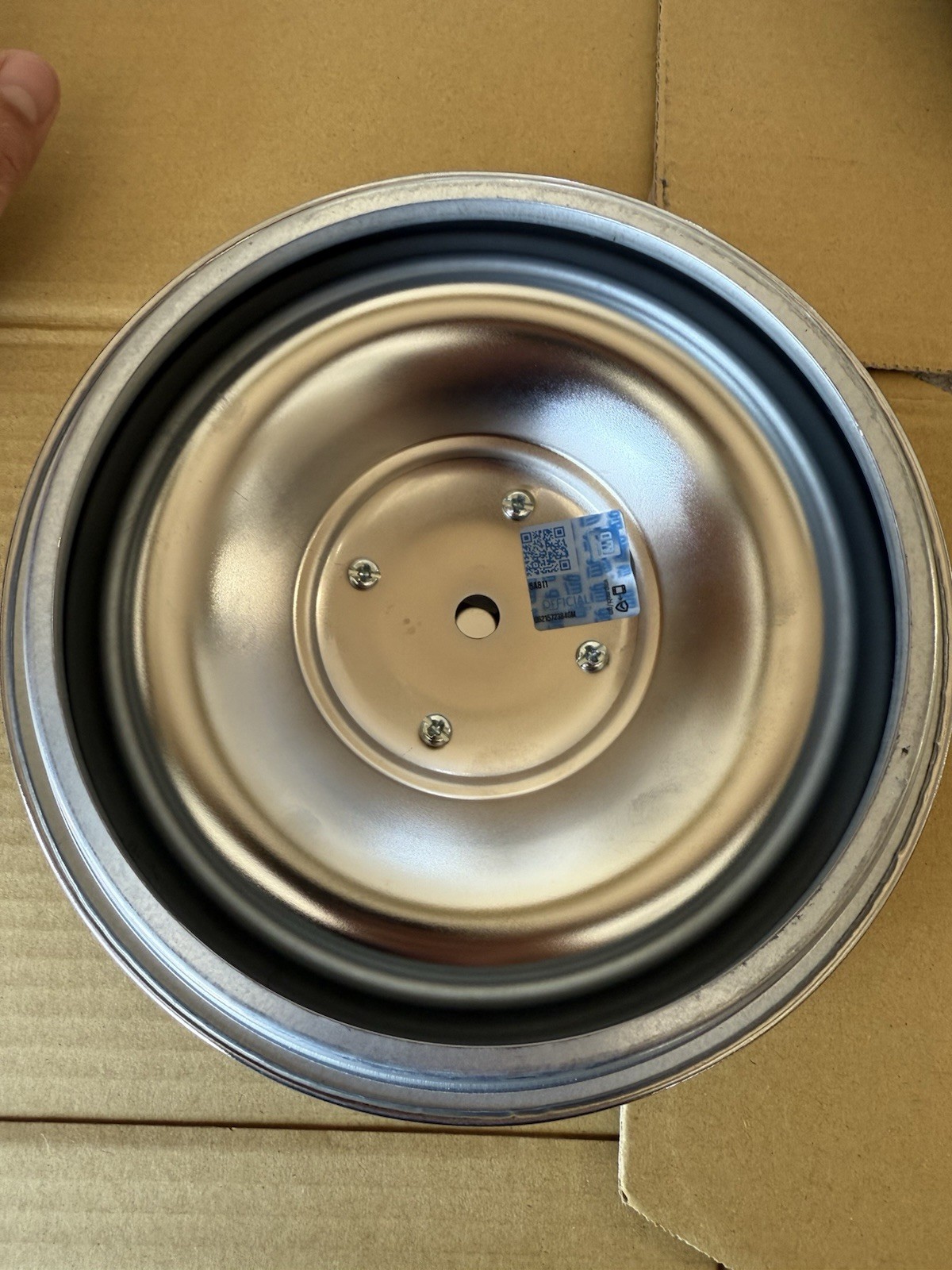 (4) ORIGINAL STYLE GM LICENSED DISC BRAKES CENTER CAPS FOR THE RALLY ...