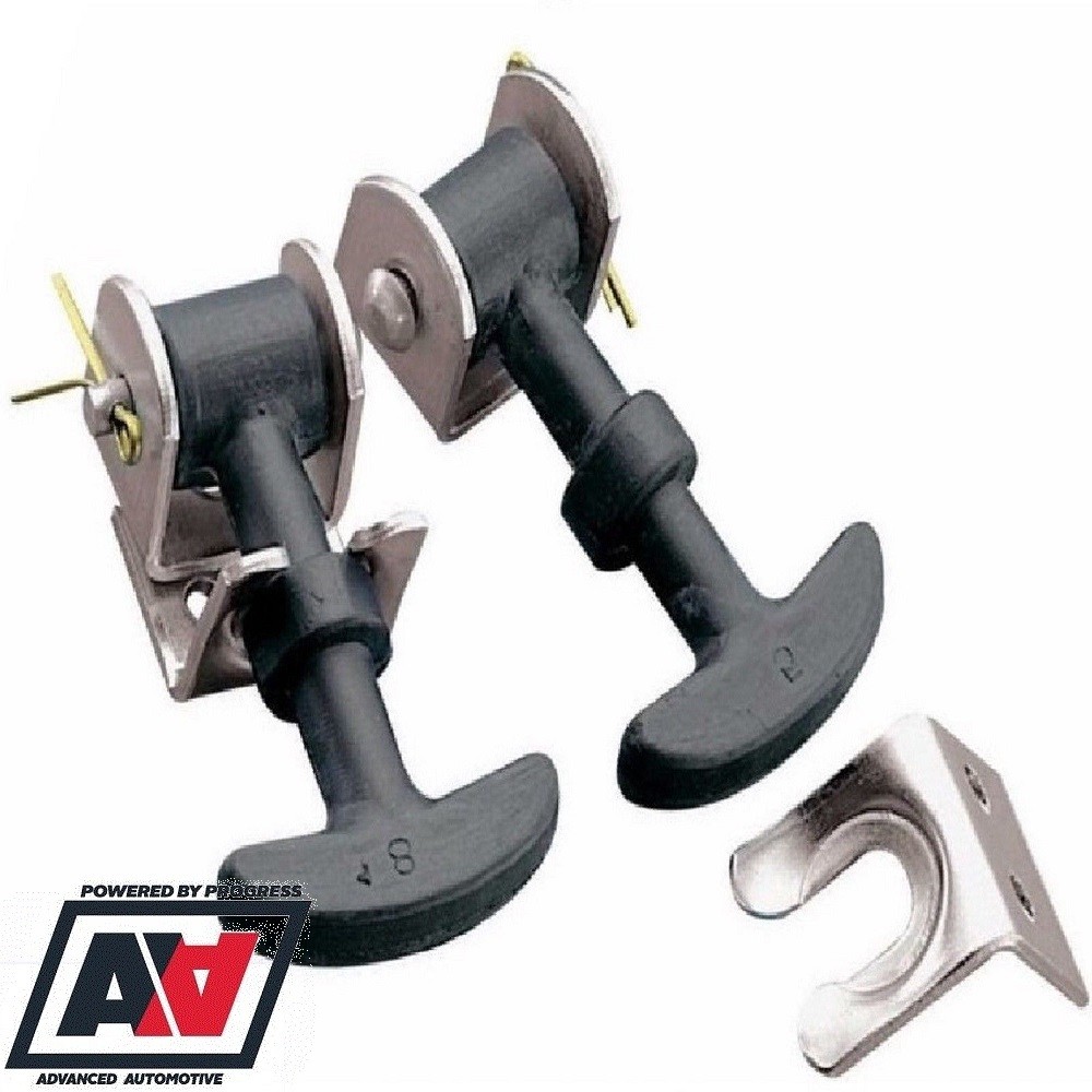 Rubber Bonnet Boot Hooks Catch Fastener Straps Small Size Motorsport ...