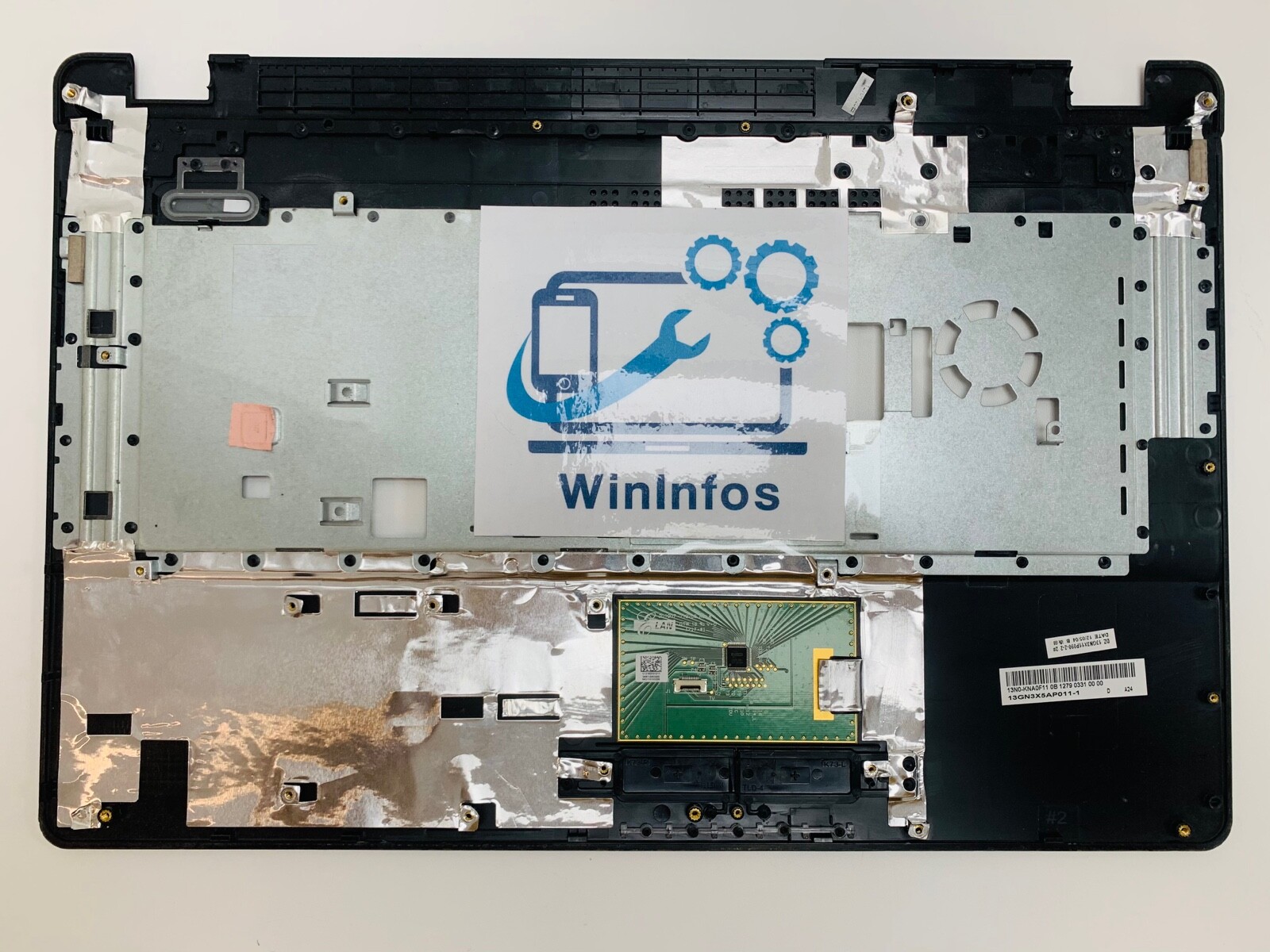 Plasturgie coque cover dessus touchpad ASUS X73E K73E (X73E-TY438V) | eBay