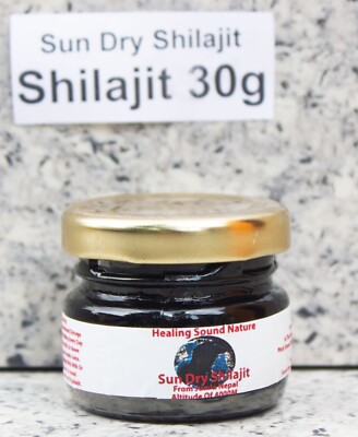 Shilajit Natural Remedie-30 Gram- Sun Heat Dry In Glass Jar | eBay UK
