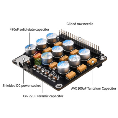 Power Filter Purifier Board Compatible For Raspberry Pi DAC Audio ...