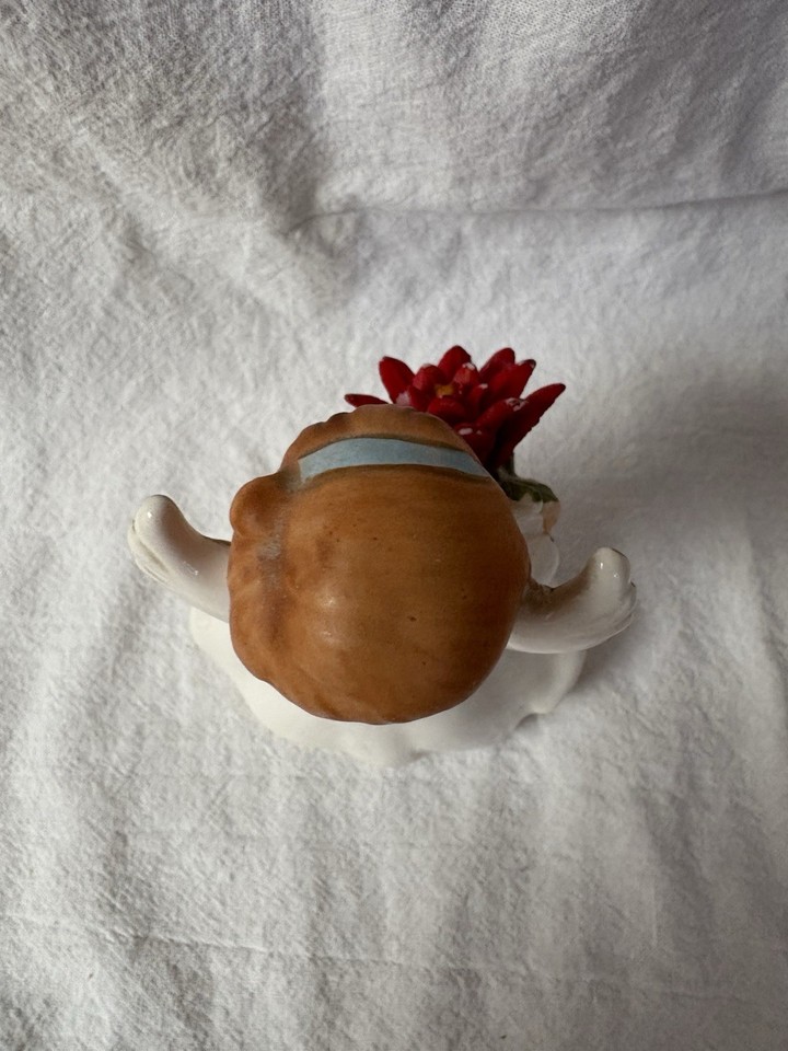 Lefton December Angel W/ Poinsettia #6224 | eBay