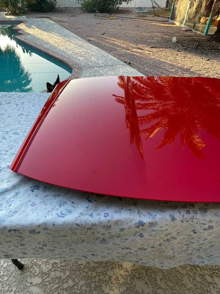 MINT LIKE NEW C8 Corvette TARGA Top Roof Panel RED 2020-2026 Like New ...