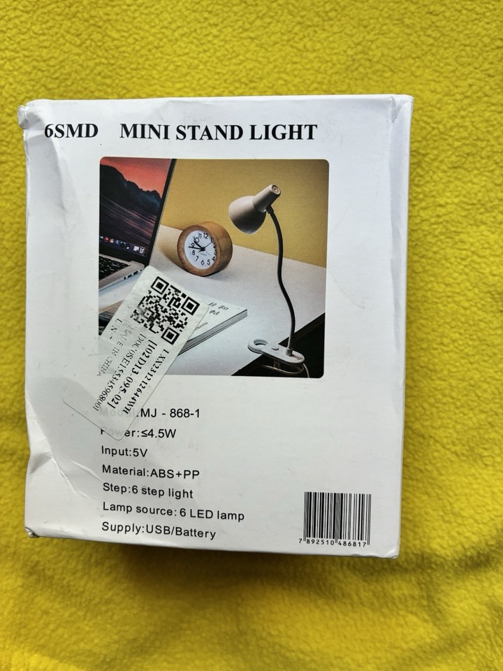 January Finds: Mini Stand Light, 6SMD, White, Clip on, ABS+PP, Input 5V ...