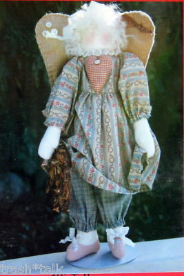 Primitive Angel doll Craft Pattern 18" Patrice & Co. prairie style | eBay