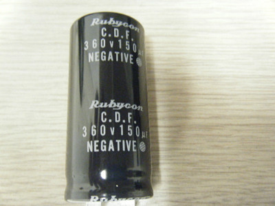 RUBYCON ELECTROLYTIC CAPACITOR CDF 360V 150UF NEGATIV | eBay