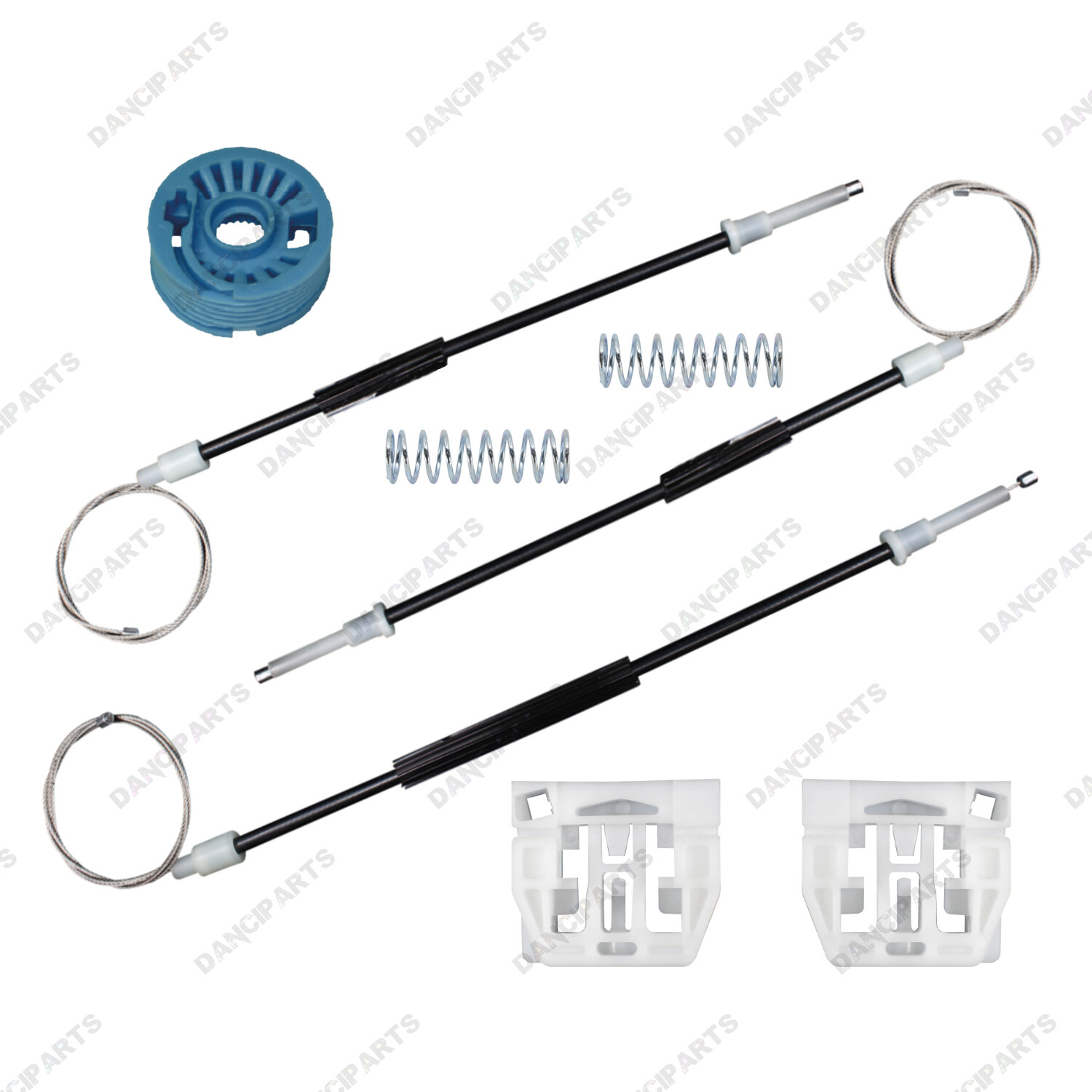 For Maserati Quattroporte Window Regulator Repair Kit Front Driver/Pass ...