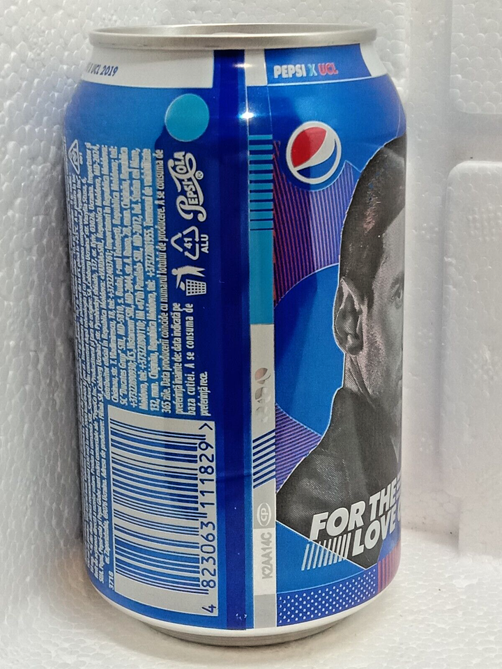 Empty Pepsi Can Soccer Player MESSI UEFA Champions League 2019 Ukraine ...