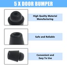 5Pcs Bumper Door Overslam Rubber Stop Buffer Replacement for Hyundai ...