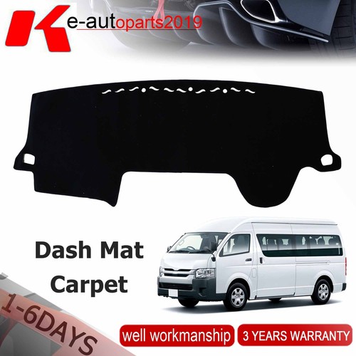 For Toyota Hiace Van 2019-2022 Dash Mat Carpet Dashboard Cover Pad Non ...
