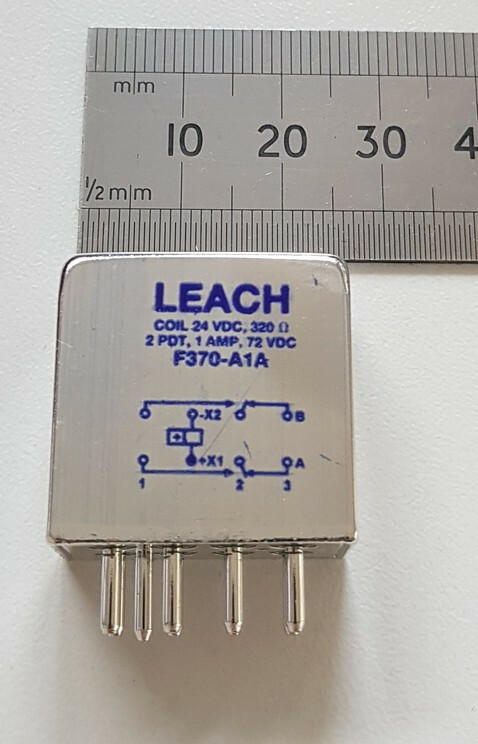 LEACH Relay F370-A1A, 2PDT, 1A, 72VDC (hermetically sealed) | eBay