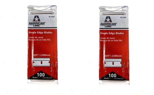 AMERICAN LINE 66-0089 SINGLE EDGE RAZOR BLADES (100 PACK) SET OF 2 | eBay