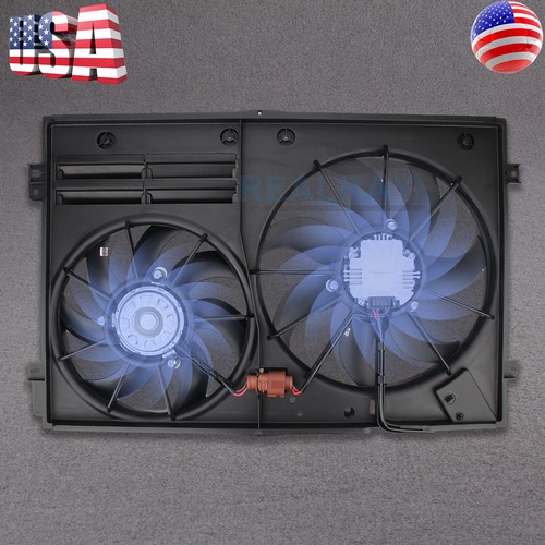 Radiator Condenser Cooling Fan Assembly For 2009 2010 2011 2012-2017 ...