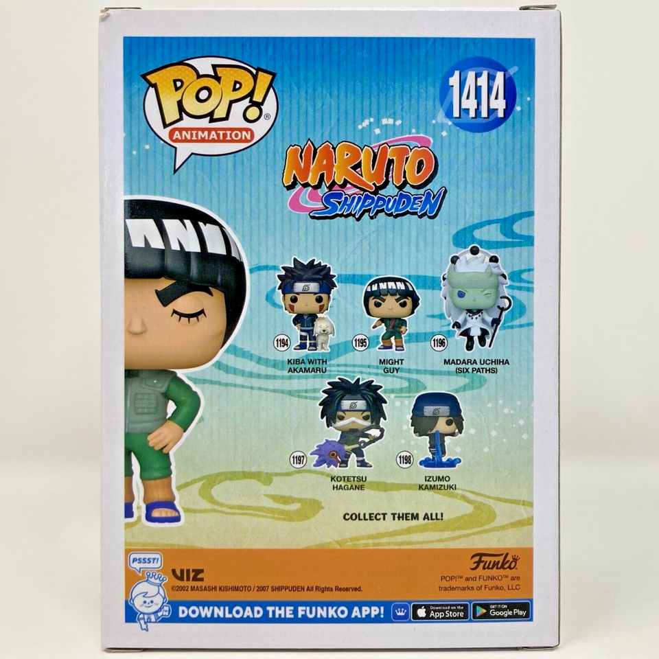 Funko Pop! Naruto Shippuden Might Guy Winking #1414 Exclusive Vinyl ...