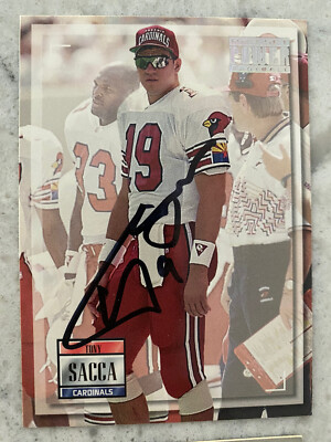 Tony Sacca signed PHOENIX CARDINALS card | eBay