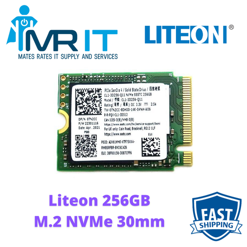 Liteon 256GB NVMe PCIe M.2 2230 SSD CL1-3D256-Q11 0TN2CC Dell Laptop | eBay