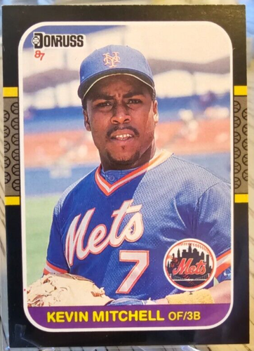 1987 Donruss Kevin Mitchell RC #599 New York Mets | eBay