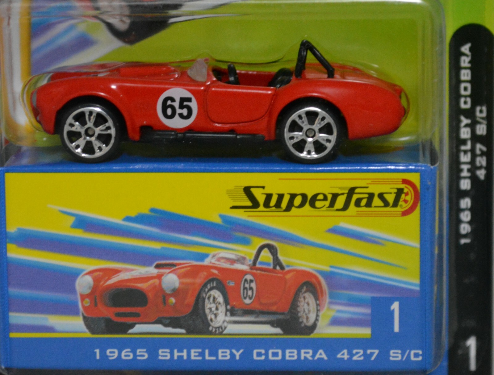Matchbox Superfast 35 Years #1 1965 SHELBY COBRA 427 S/C 1:64 Ltd Ed ...