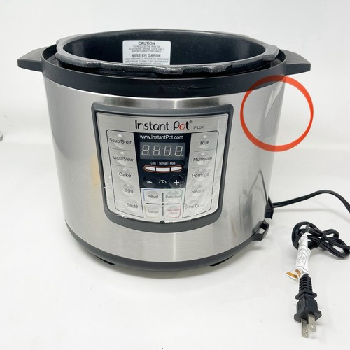 INSTANT POT IP-LUX60 V3 Electric Pressure Cooker 6 Qt 6in1 Base Heating ...