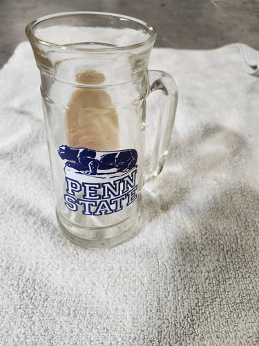 1980s Penn State Heavy Glass Beer Mug 7” Peanut Mug-O-Nuts | eBay
