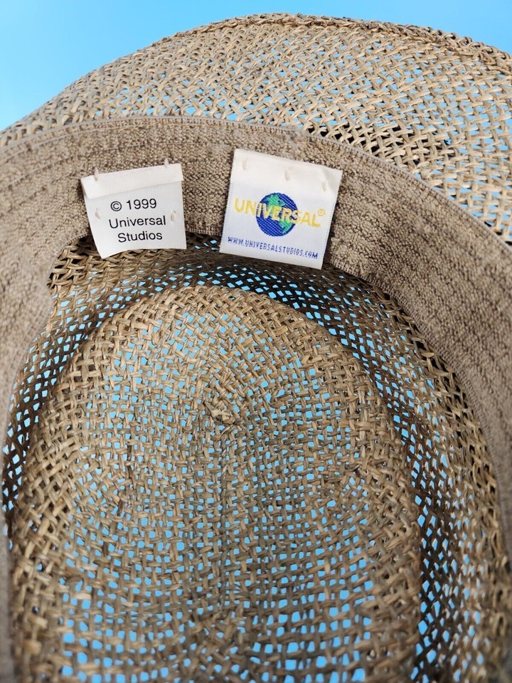 Vintage 1999 Universal Studios Straw Sun Hat Rare | eBay