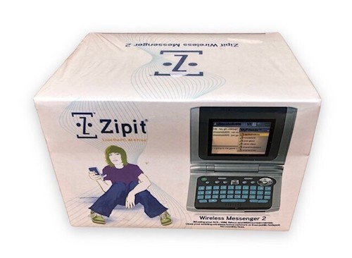 NEW SEALED ZIPIT Wireless Messenger 2 - AOL AIM YAHOO MSN Handheld 854623001070 | eBay