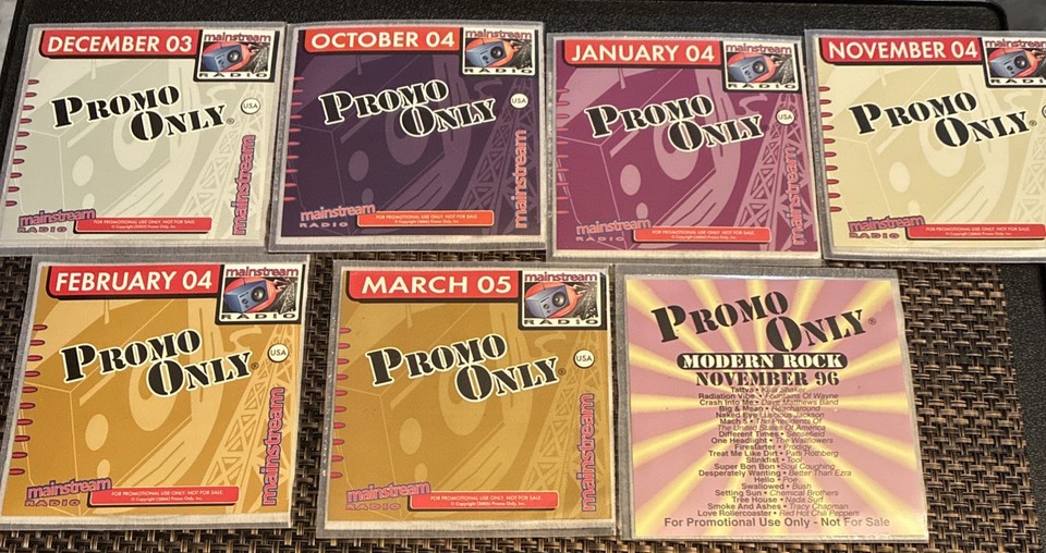 Vintage Promo Only 31 CD Lot Mainstream Radio Various- Dance DJ See ...