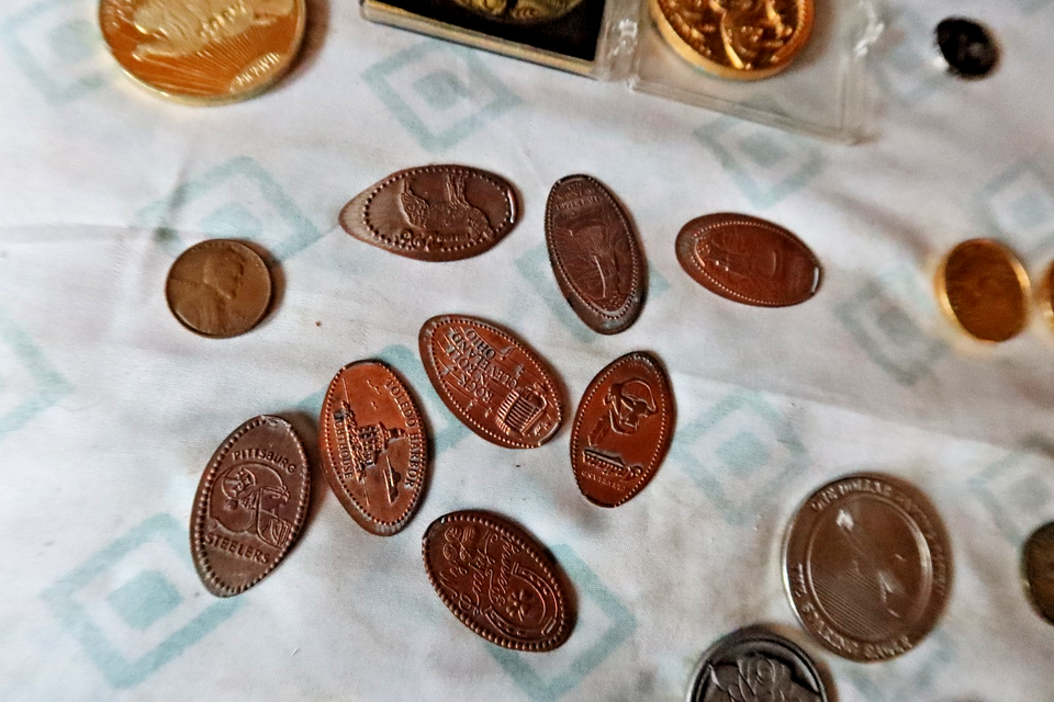 LOT Vintage Coins Tokens Medals Transit Bus Souvenir Penny Soaring ...