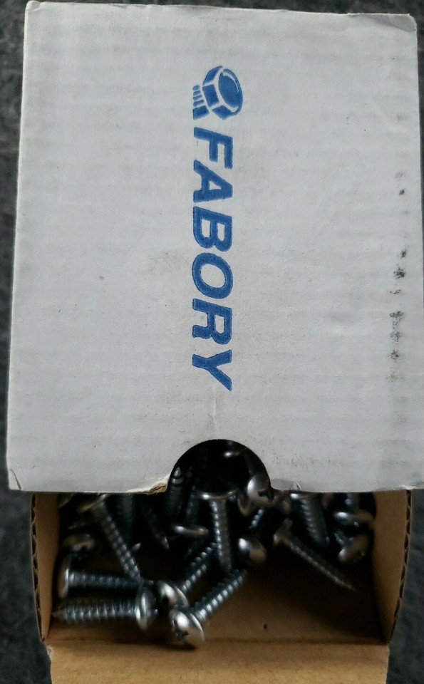 FABORY U26660.025.0075 Sheet Metal Screw, Pan,1/4in X 3/4in, PK100 Free ...