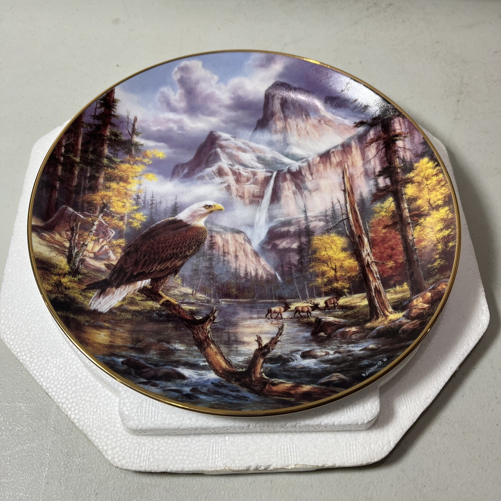 Proud Guardian Rudi Reichardt Signed 8" Collector Plate The Danbury ...