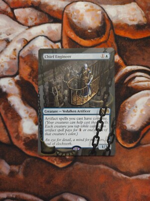 Magic the Gathering Chief Engineer Hand Painted Unique Custom MTG Alter ...