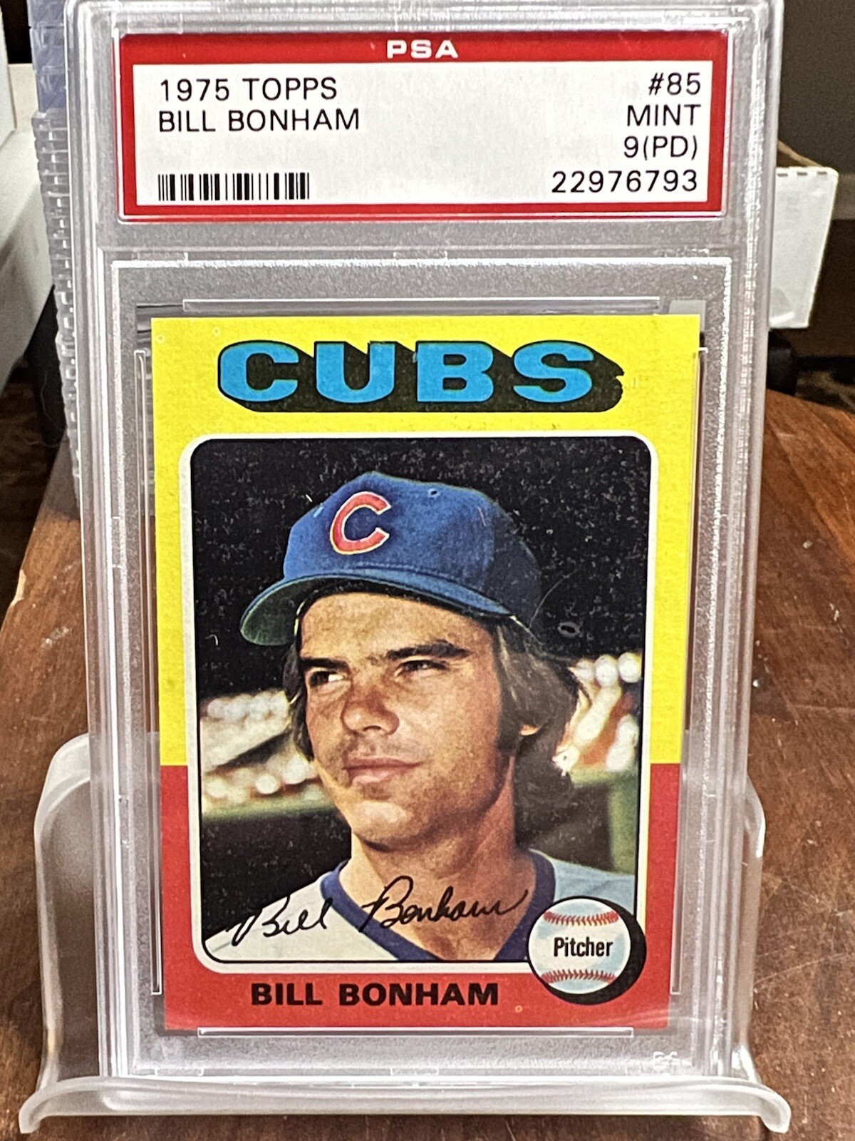 1975 Topps Bill Bonham #85 PSA 9 MINT (PD) Cubs Set Break 2226 | eBay